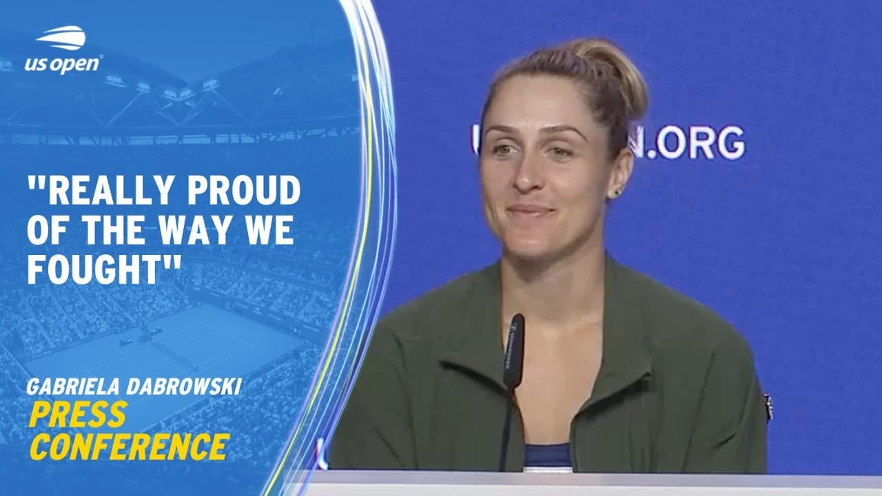 Gabriela Dabrowski and Erin Routliffe Press Conference | Quarterfinal ...