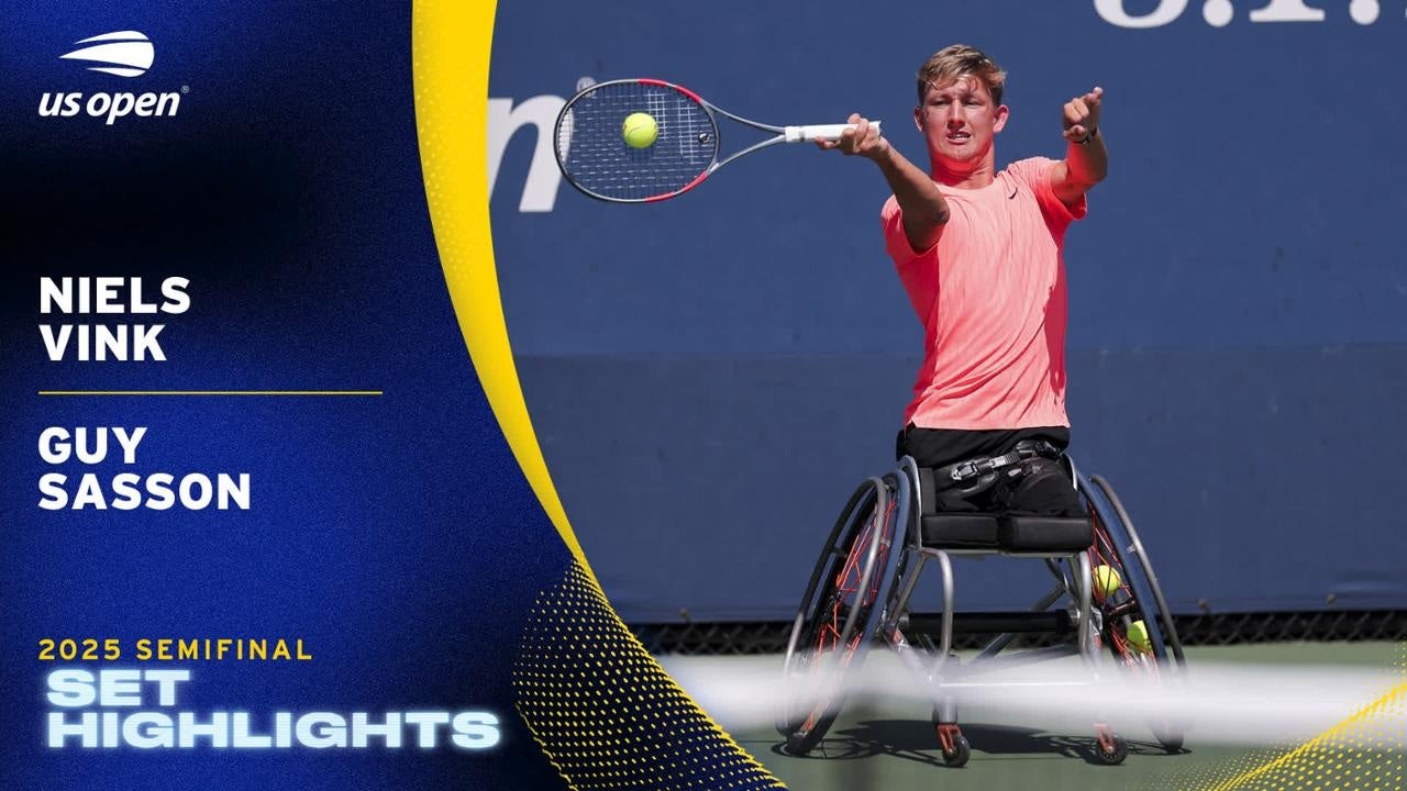 Vink vs. Sasson Wheelchair Quad Singles, Semifinal, Set 2 - US Open ...