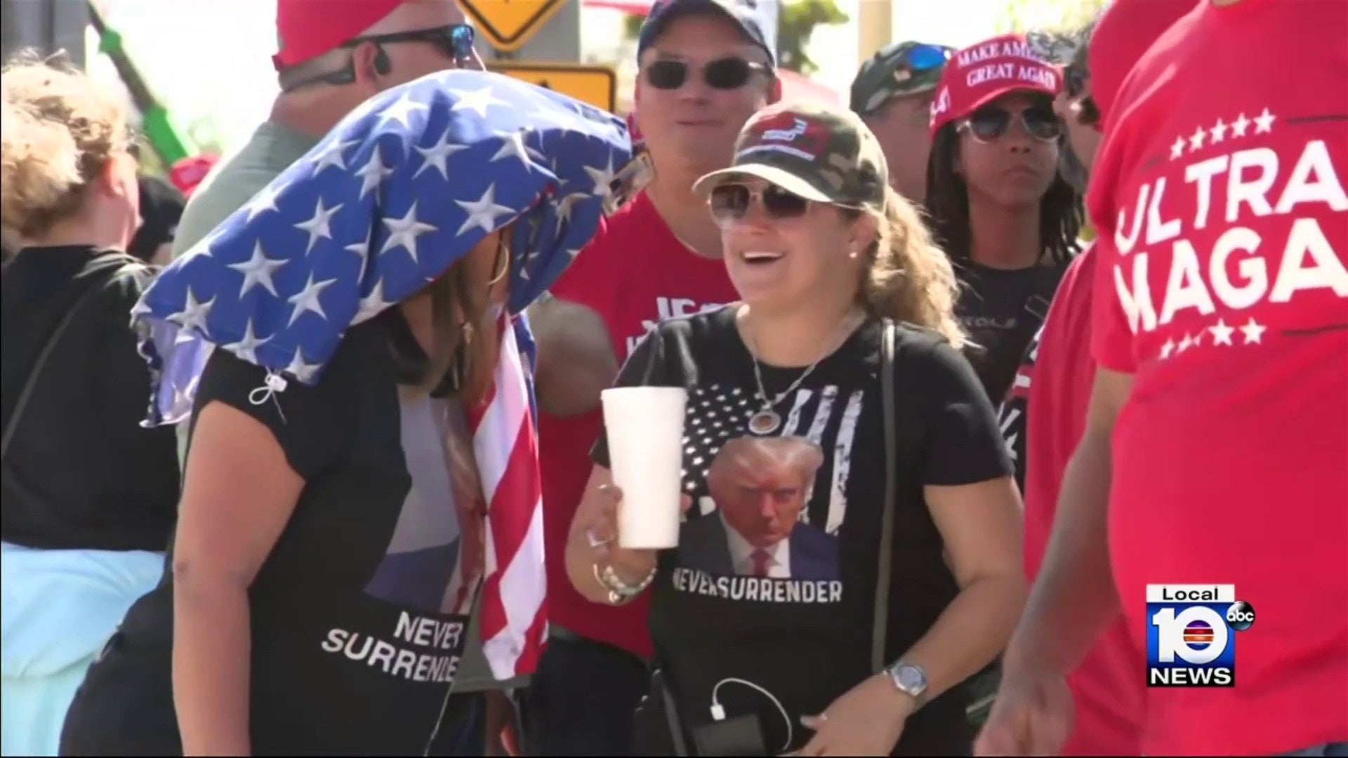 Thousands of Trump supporters gather in South Florida as the former ...