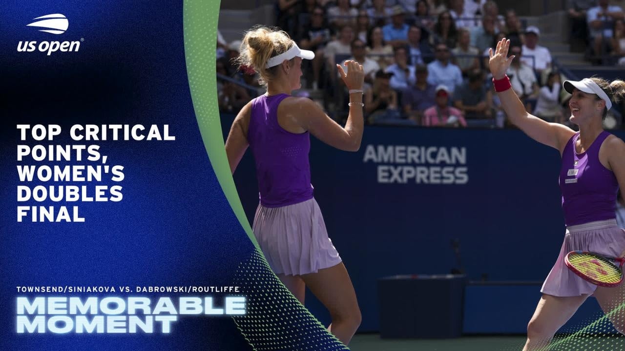 Top Critical Points, Women's Doubles Final - US Open Highlights ...