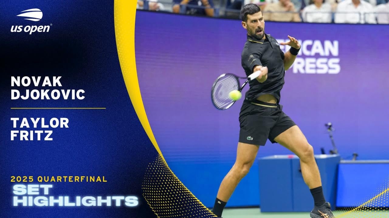 Djokovic vs. Fritz, Quarterfinal, Set 1 - US Open Highlights & Features ...