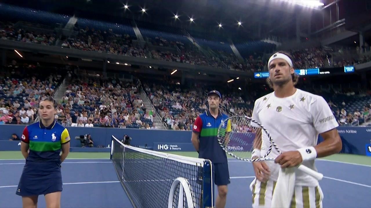 SlamTracker: Lopez wins the point with a backhand smash winner. - US ...